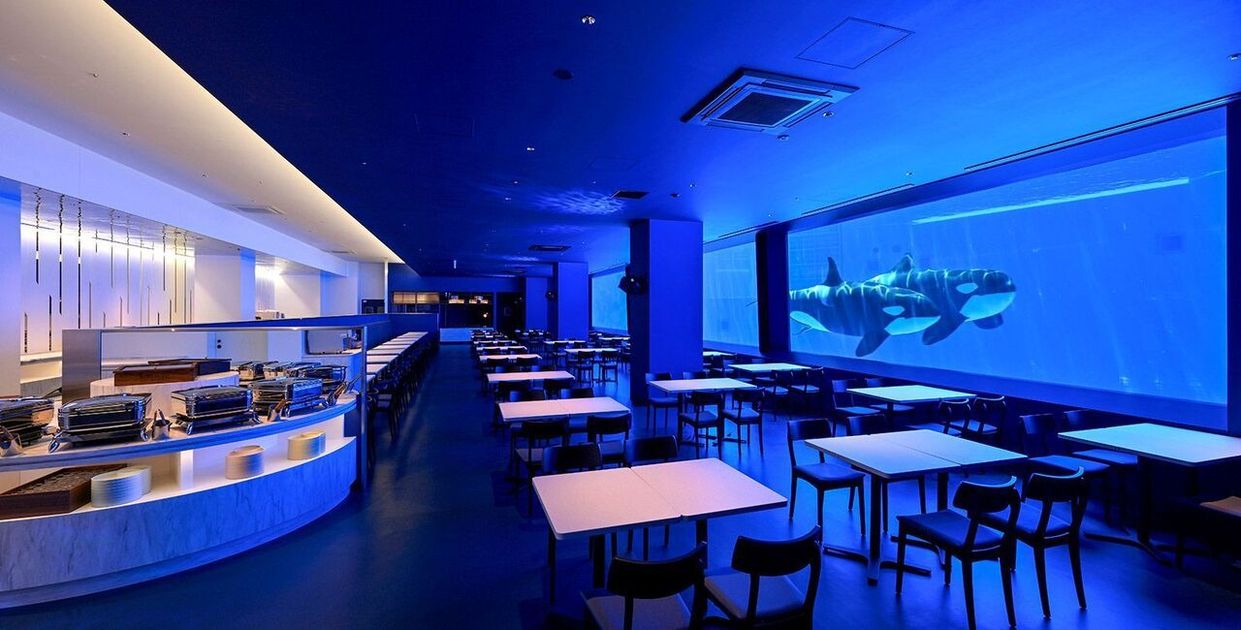 Blue Ocean Orca Stadium / Kobe Suma Sea World - Restaurant Guide ...